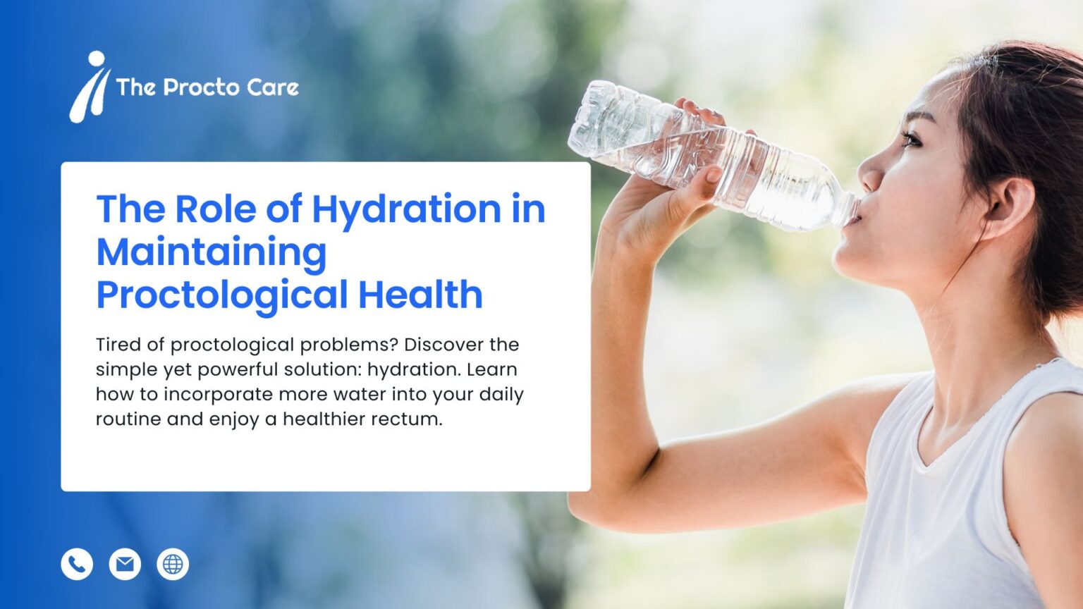 The Role of Hydration in Maintaining Proctological Health – The Procto Care